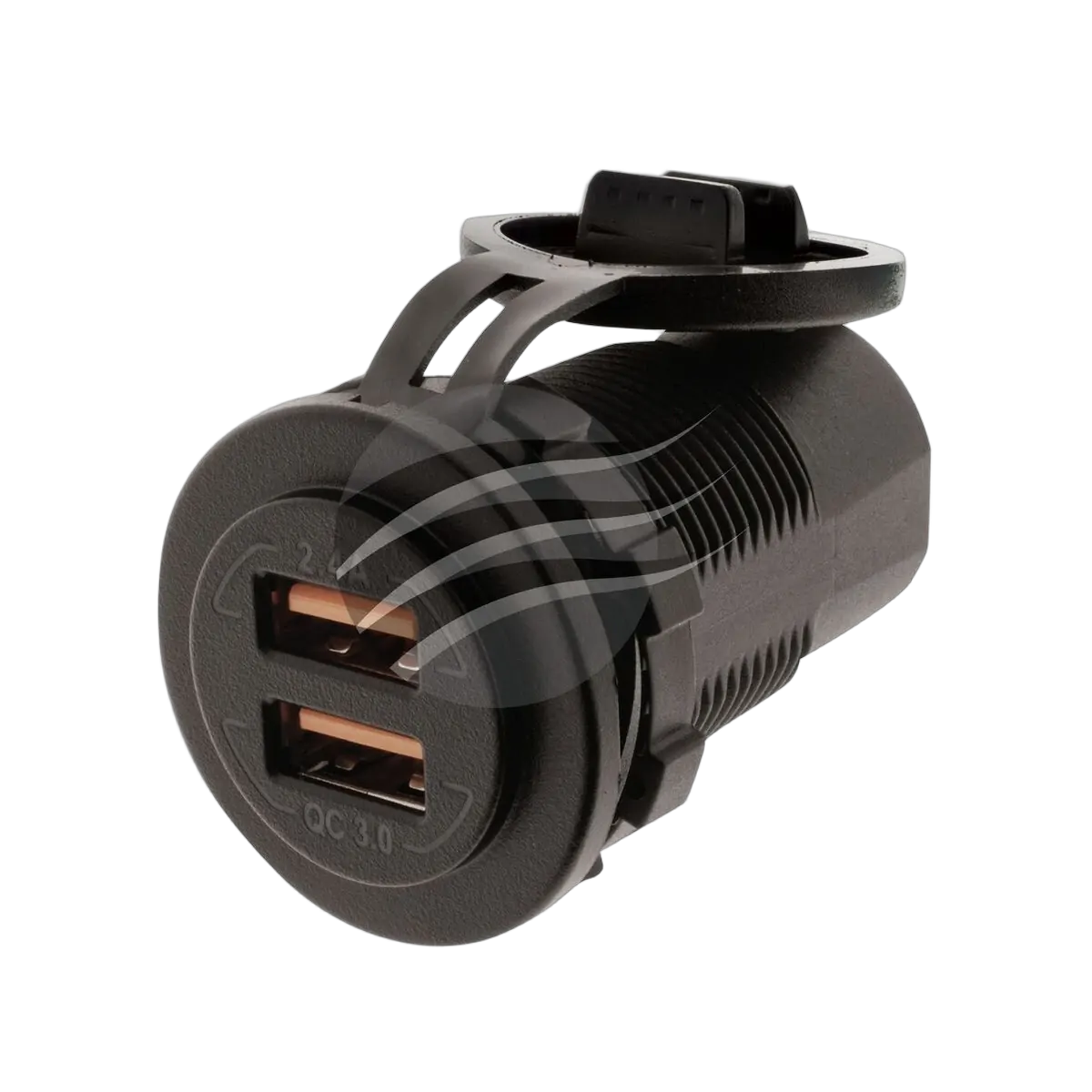 Hulk 4x4 Pkt 10 Dual Usb Socket Port A 2.4A Port B- Qc3.0 Non Led ...