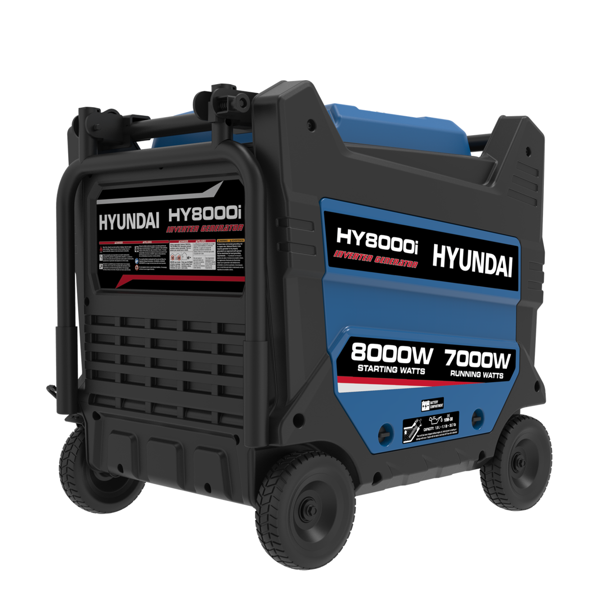 Hyundai Portable Inverter Generator 8000W HY8000i | Outback Equipment