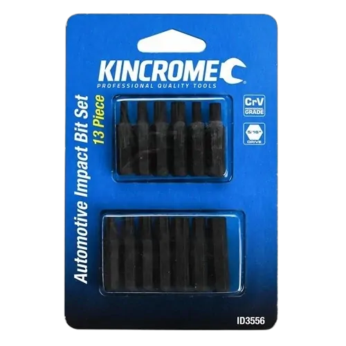 Kincrome Automotive Impact Bit Set 5/16" Drive 13 Piece | Outback Equipment