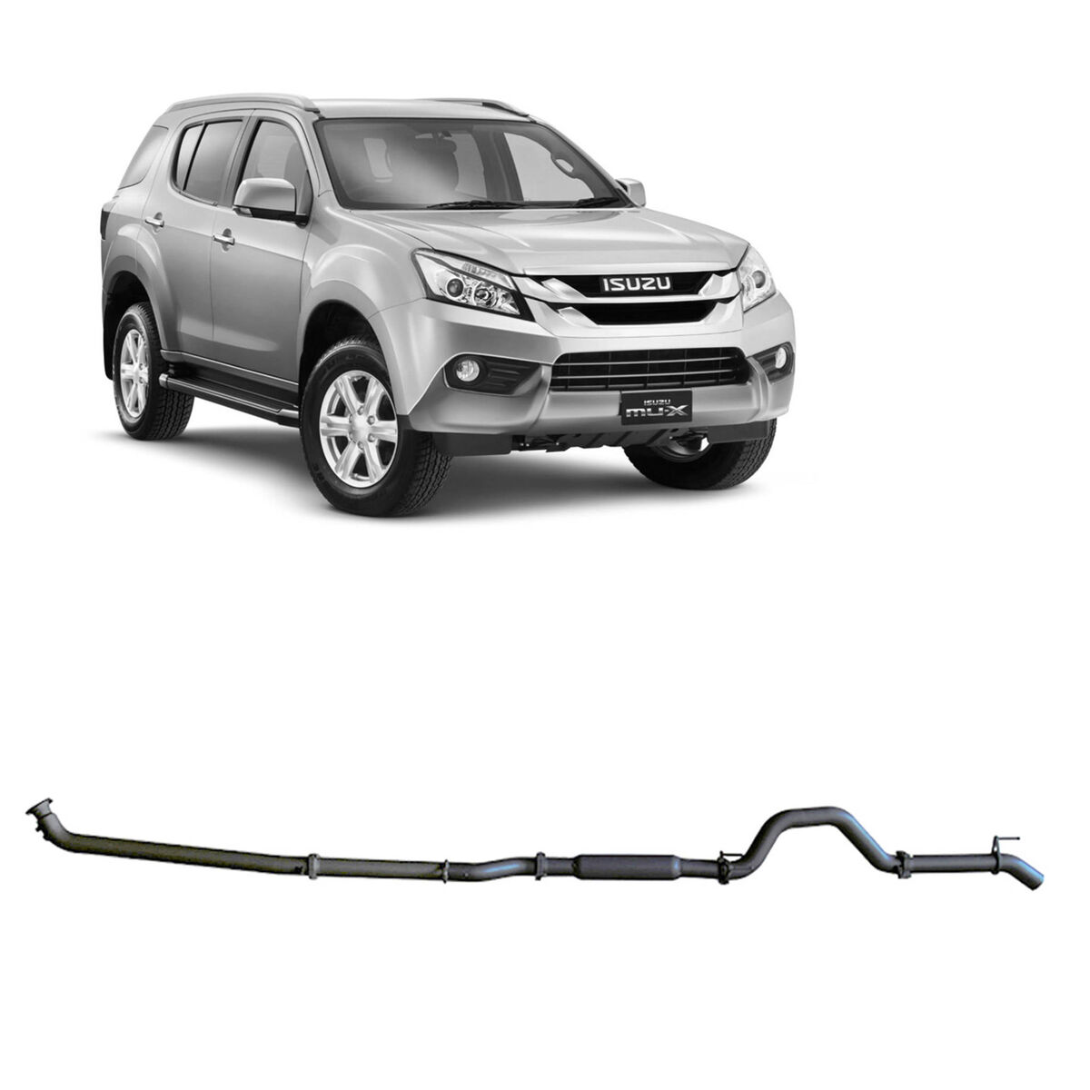 Redback 4x4 Exhaust for Isuzu MU-X 3.0L (2013 - 10/2016) | Outback ...