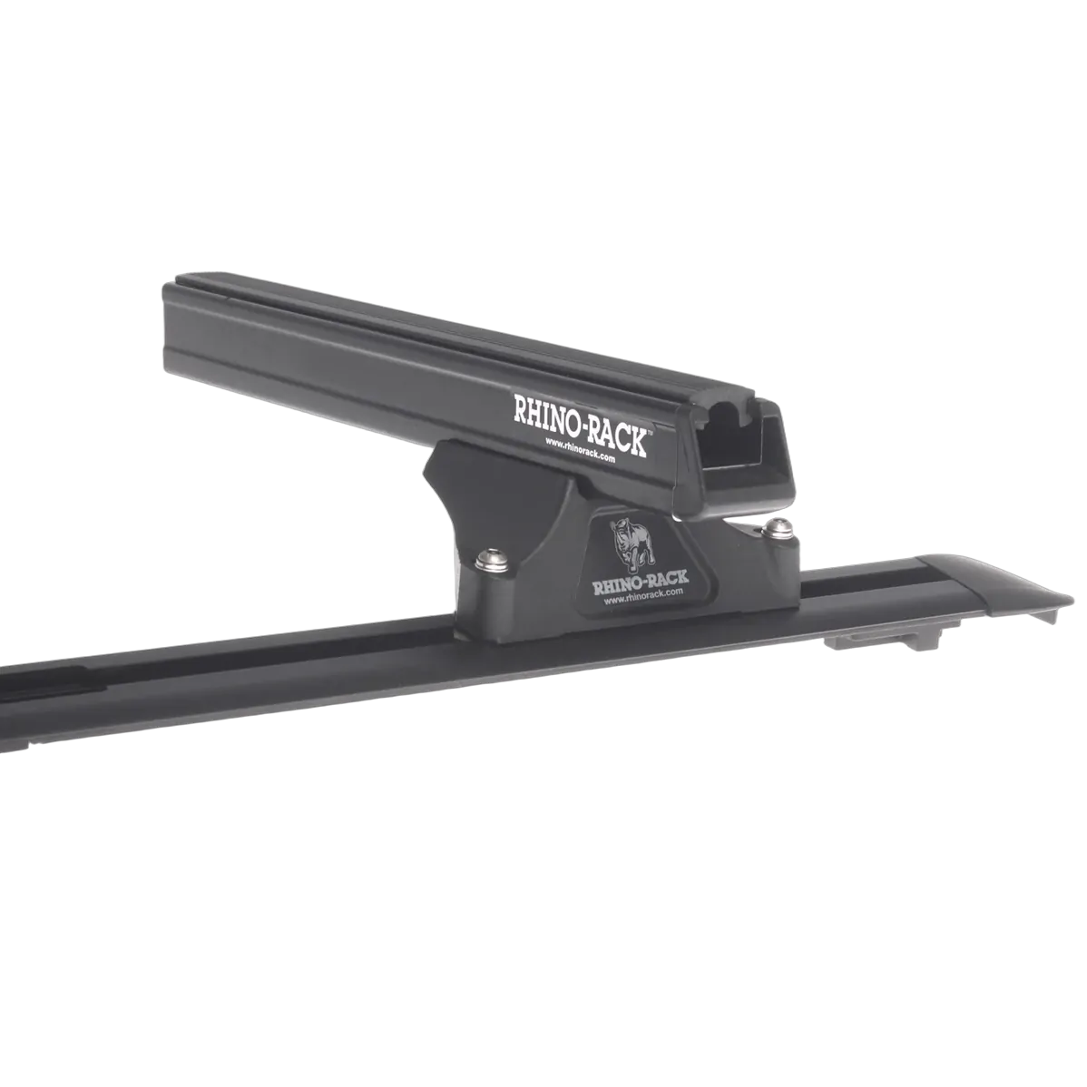 Rhino Rack Heavy Duty RLTP Trackmount Black 2 Bar Roof Rack to suit ...