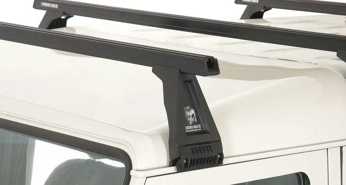Rhino Rack Heavy Duty Rl210 Black 3 Bar Roof Rack For Land Rover ...