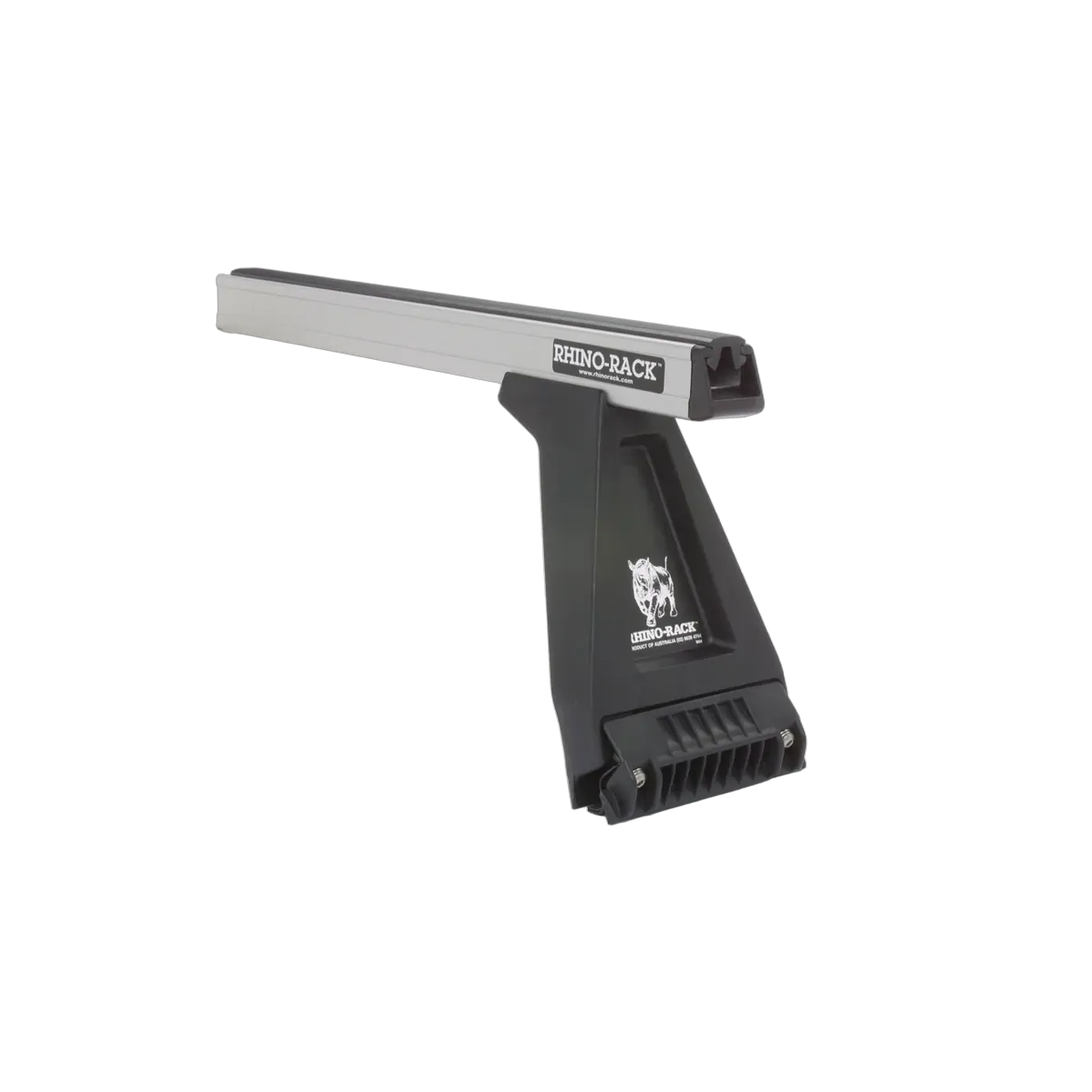 Rhino Rack Heavy Duty RL210 Silver 2 Bar Roof Rack to suit LAND ROVER ...