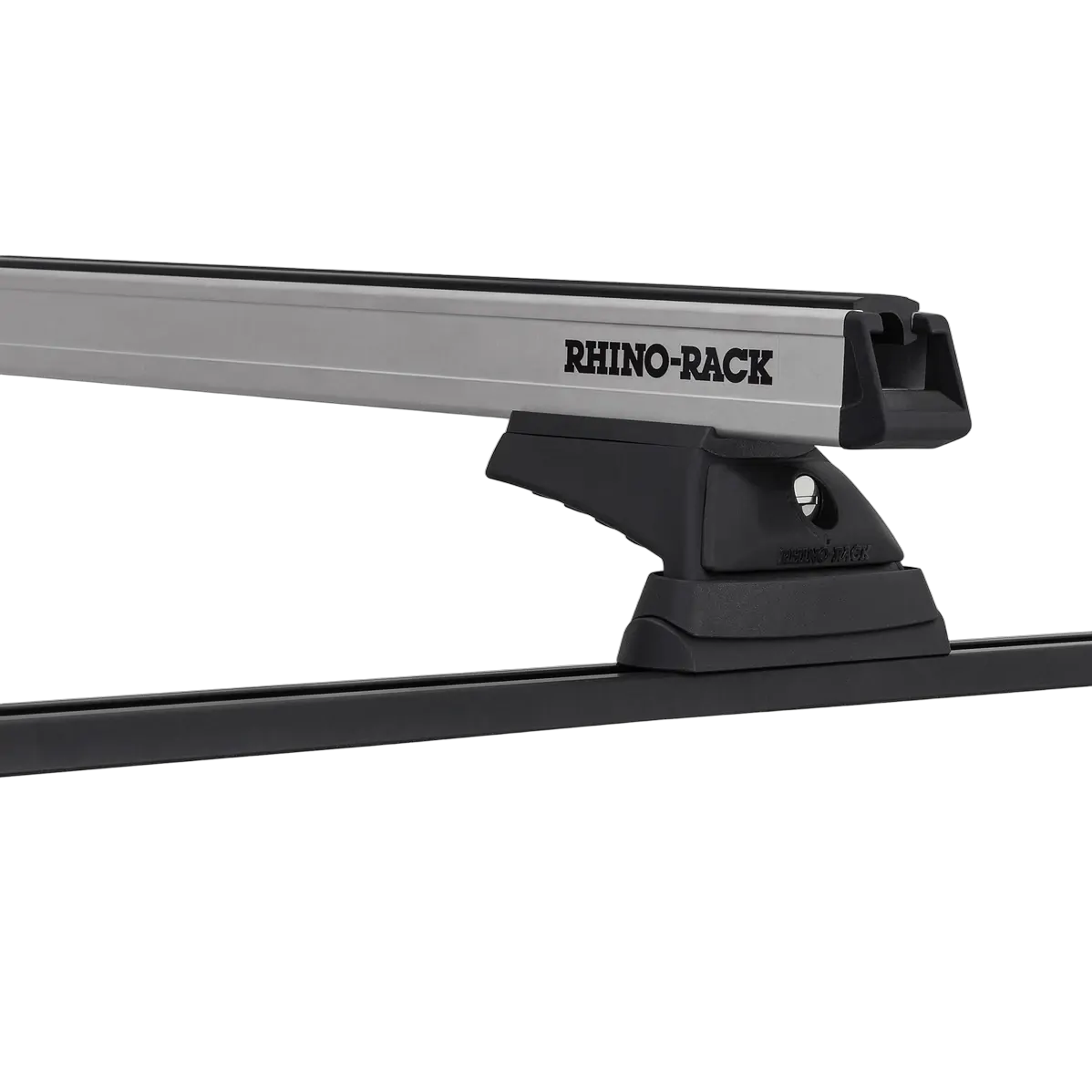 Rhino Rack Heavy Duty RCL Trackmount Silver 2 Bar Roof Rack to suit ...
