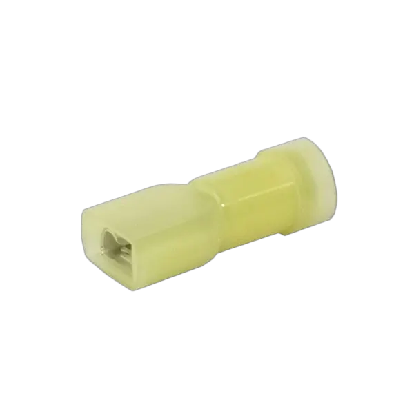 Terminals, Female, Yellow, Fully Insulated, 6.3Mm, Nylon, Pack 8 ...