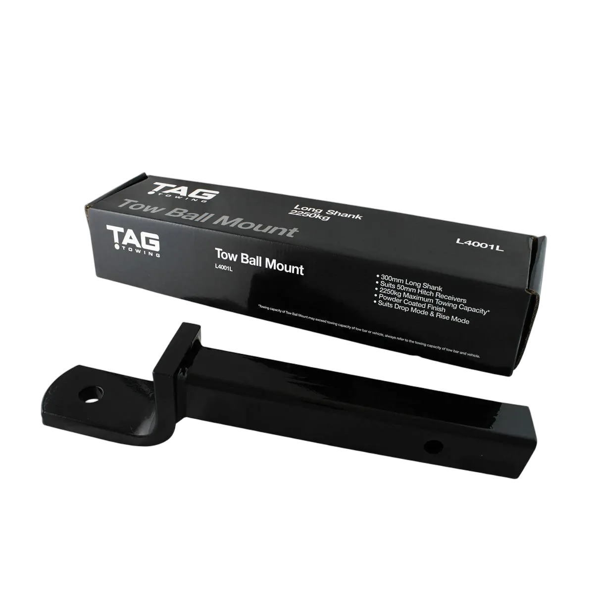 TAG Long Shank 2250kg Tow Ball Mount | Outback Equipment