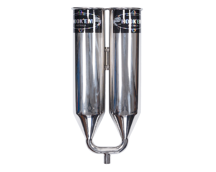 Hookem Double Live Bait Tube4" (100mm)StraightQuick ReleaseS/S ...