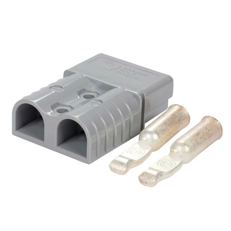 Anderson Conn Grey 120A 1 Pair Per Pack | Outback Equipment