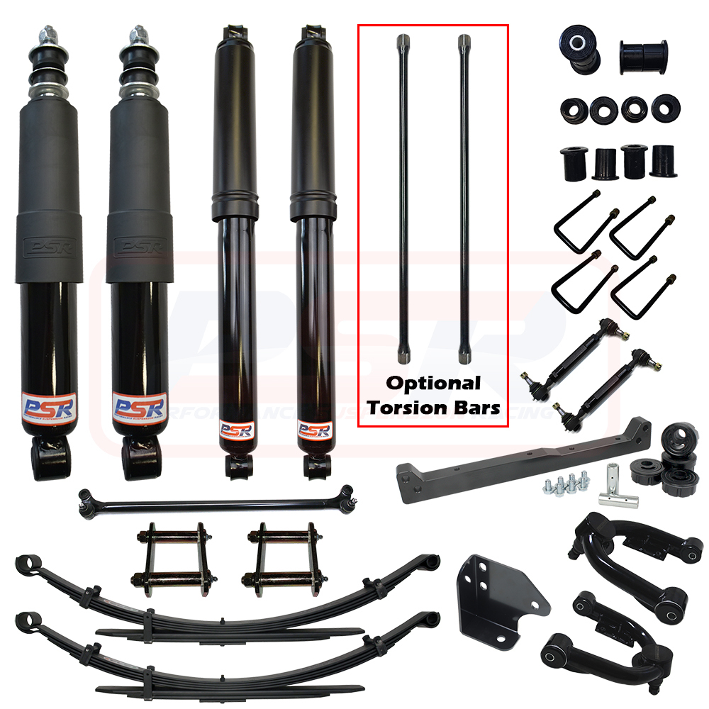 PSR TTG Shock Absorber Nissan Navara D22 PSR TTG 3" Lift Kit (2" Rear ...