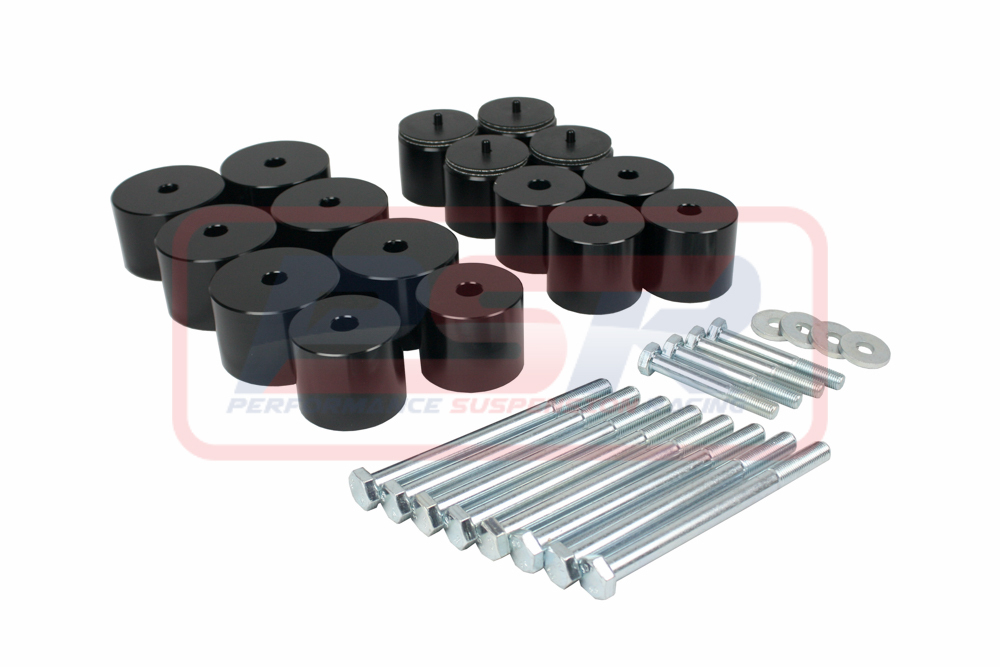 Performance Suspension Racing Nissan Navara D40 1" Body Lift Kit Dual ...