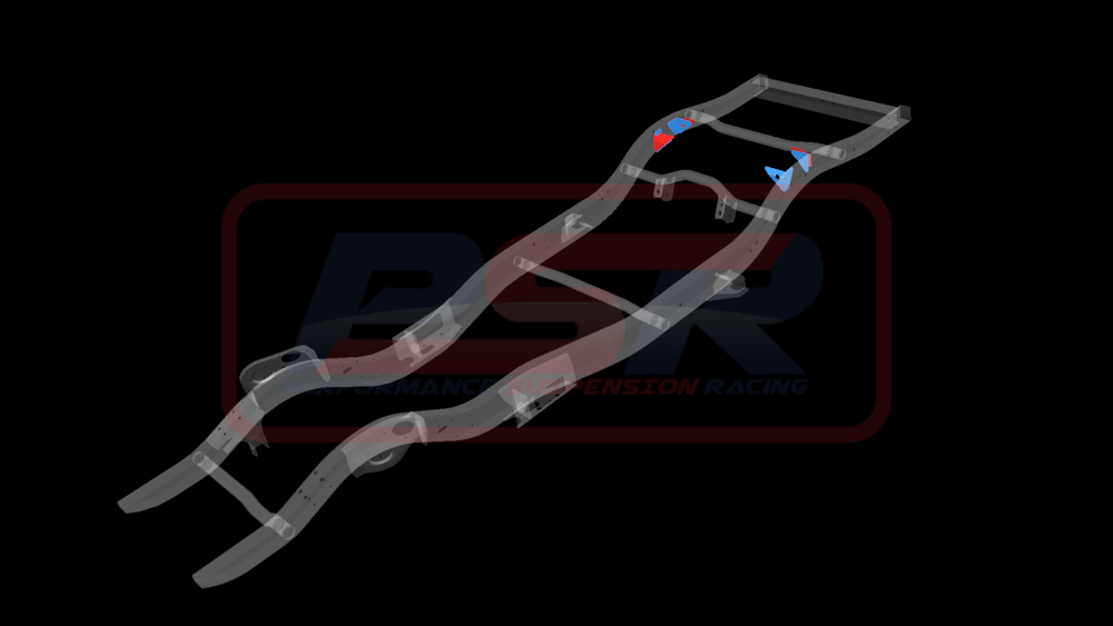 Performance Suspension Racing Nissan Patrol GQ-GU Chassis Bracing Rear ...