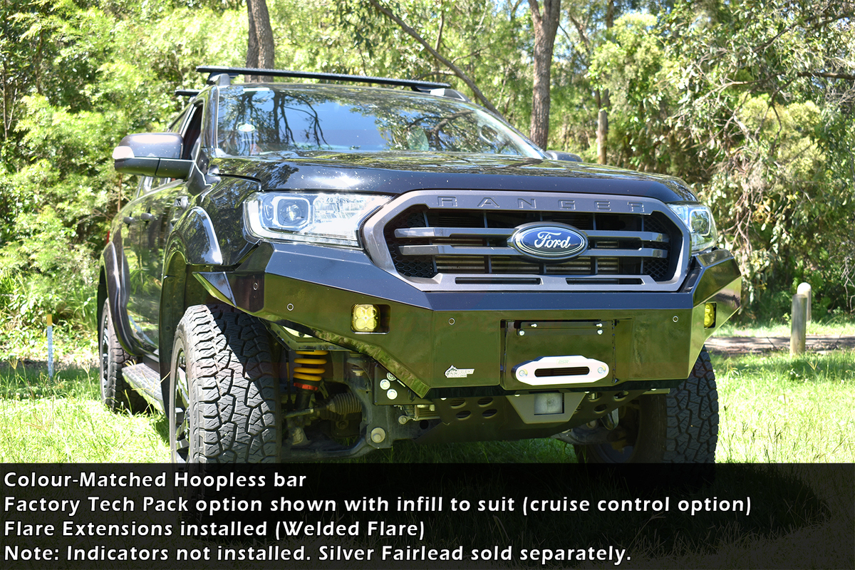 PSR Ambush Bar Ford Ranger PX MK3 8/18-ON Ambush Satin Black Hoopless ...