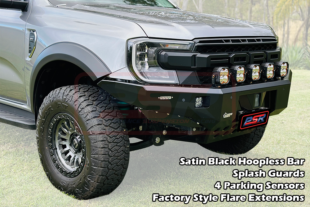 PSR Ambush Bar Ford Ranger Next Gen Ambush Satin Black Hoopless Bar ...