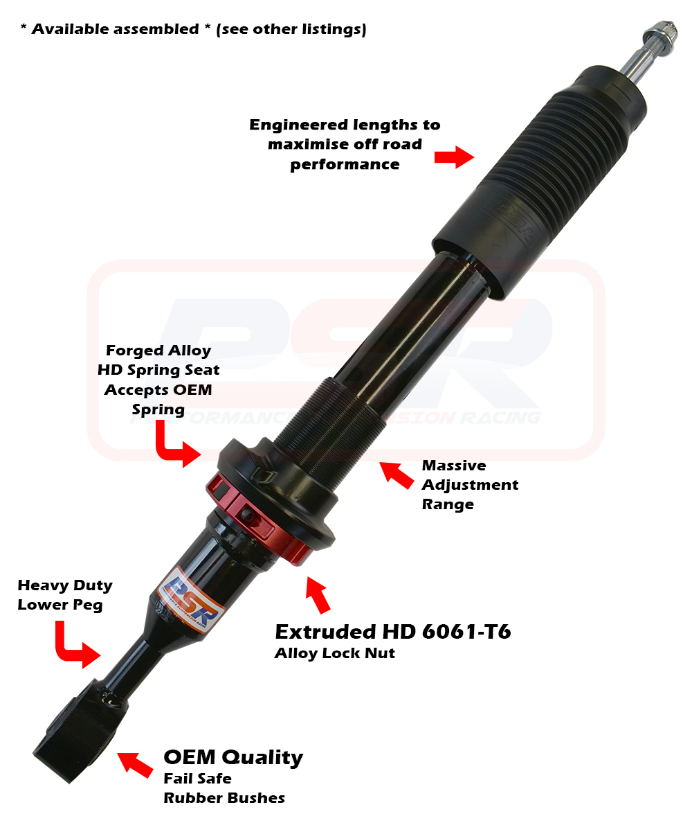 PSR TTG Shock Absorber Toyota Landcruiser 200 Series PSR TTG Front ...