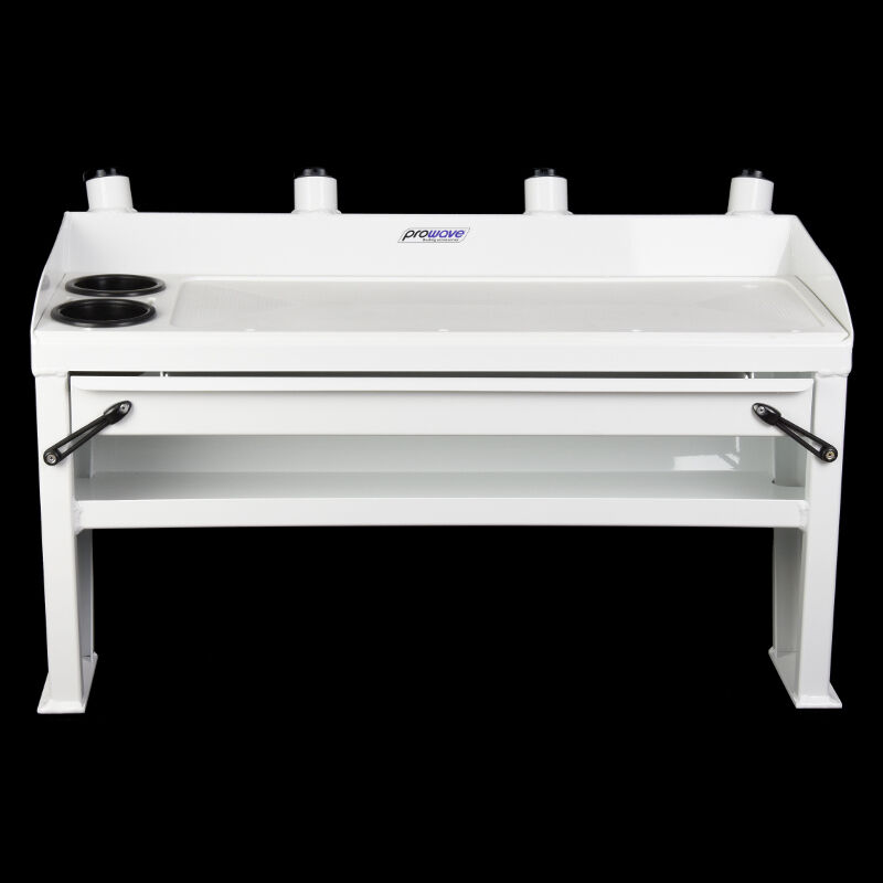 Prowave Bait Board With Drawer And Shelf - 700W - White | Outback Equipment