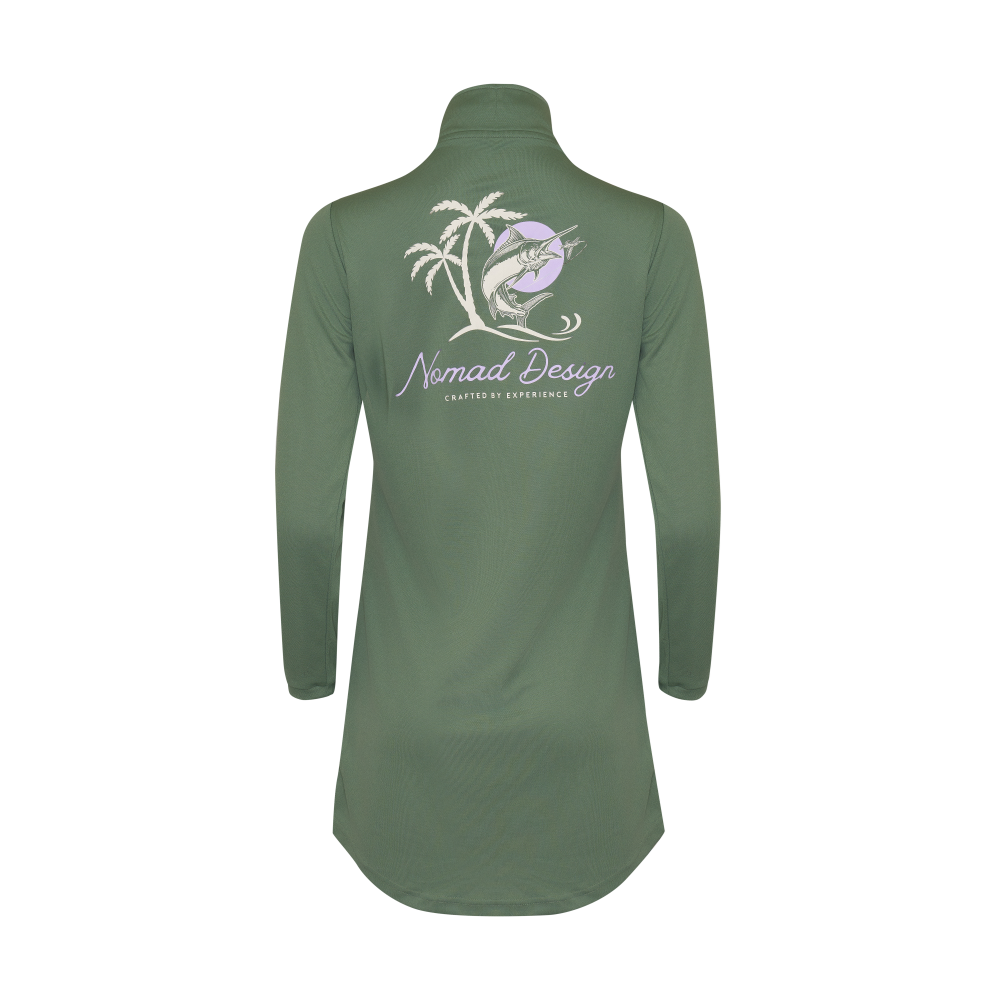 Nomad Design Tech Dress Womens Marlin Sunset - Sage | Outback Equipment