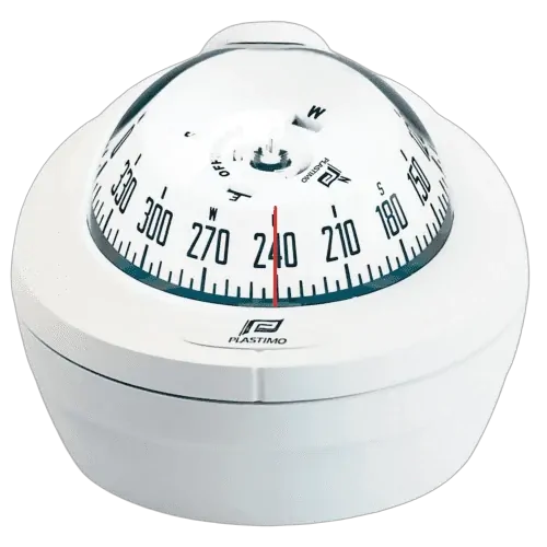 Plastimo Compass Offshore 75 Binnacle Mount - White | Outback Equipment