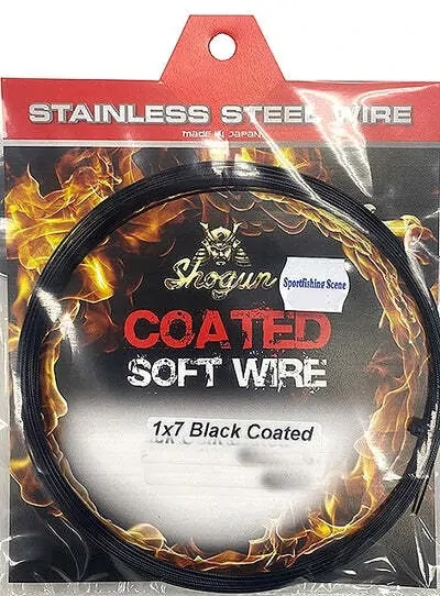 Shogun Clear Coated 40lb 1x7 Wire Trace 10mts | Outback Equipment