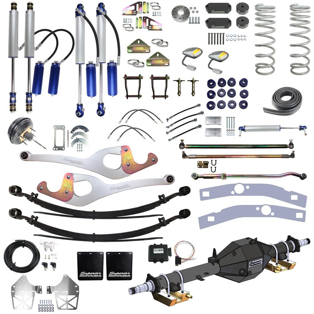 Superior Outback Tourer AUS Legal Leaf Sprung 3 Lift To Suit 79 Series ...