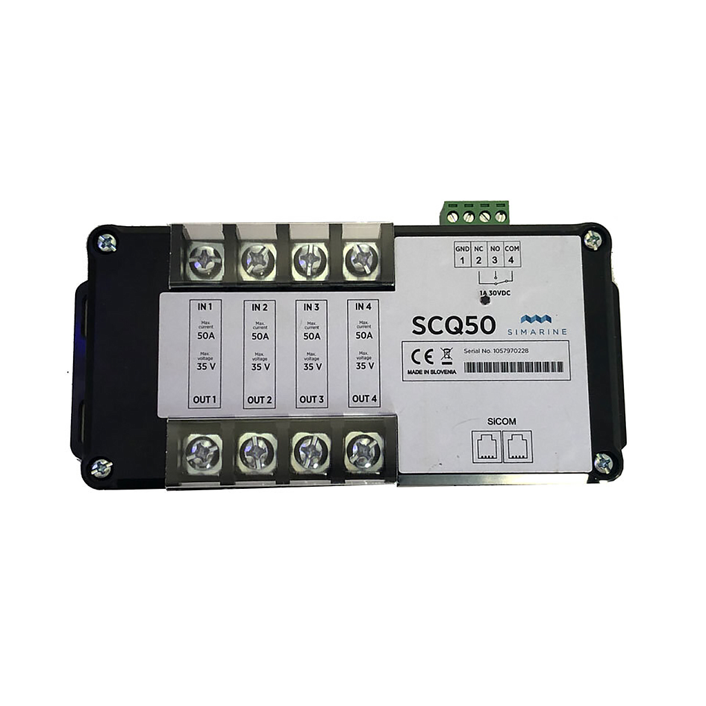 Quad Shunt Mod 4 X 50A Input Current & 1 X Relay Output 1A - Enerdrive