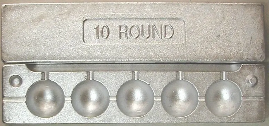Seahorse Mould Round Sinker - Size 10 | Outback Equipment