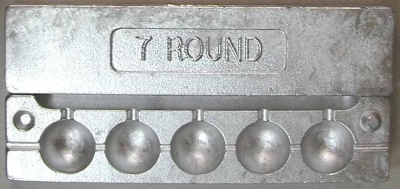 Seahorse Mould Round Sinker - Size 7 | Outback Equipment