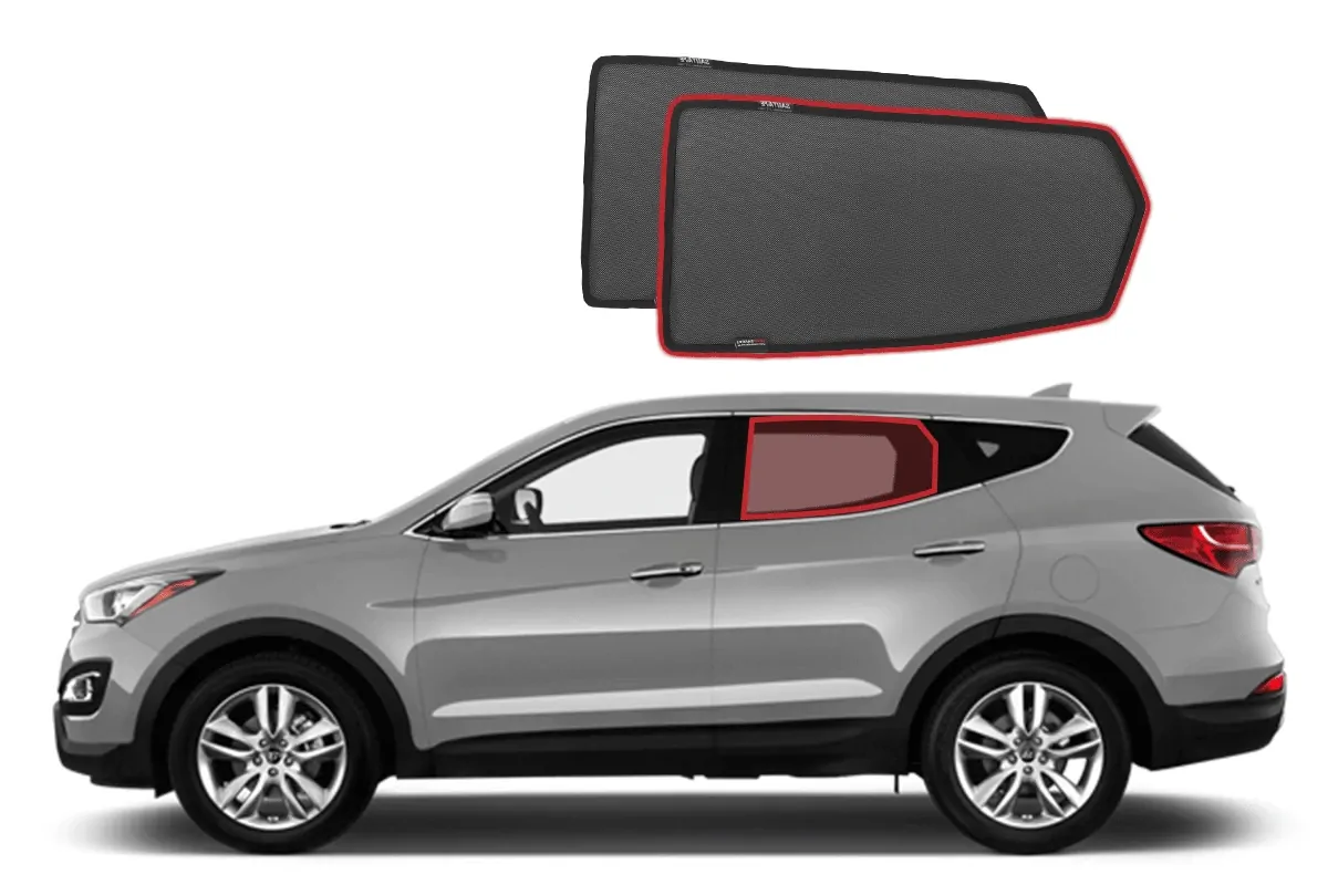 Hyundai Grand Santa Fe/Santa Fe XL/Maxcruz 3rd Gen Car Window Shades ...