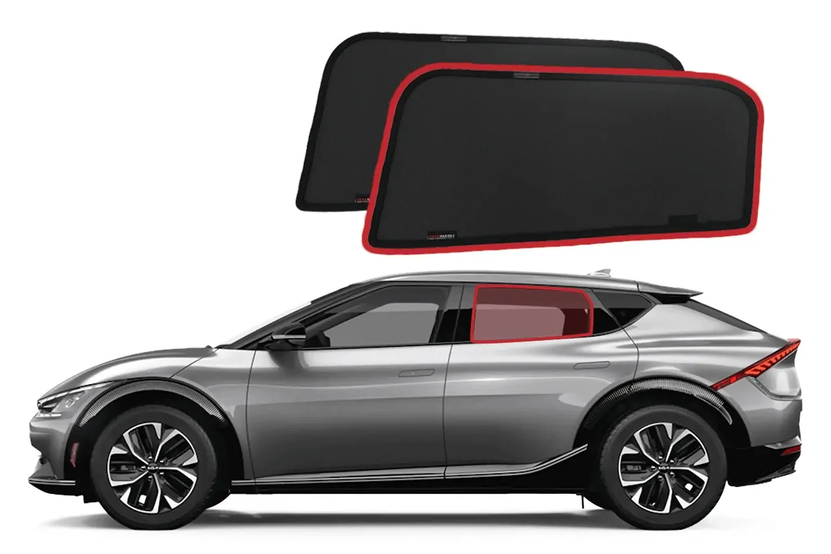 KIA EV6 Car Rear Window Shades (2021-Present) | Outback Equipment