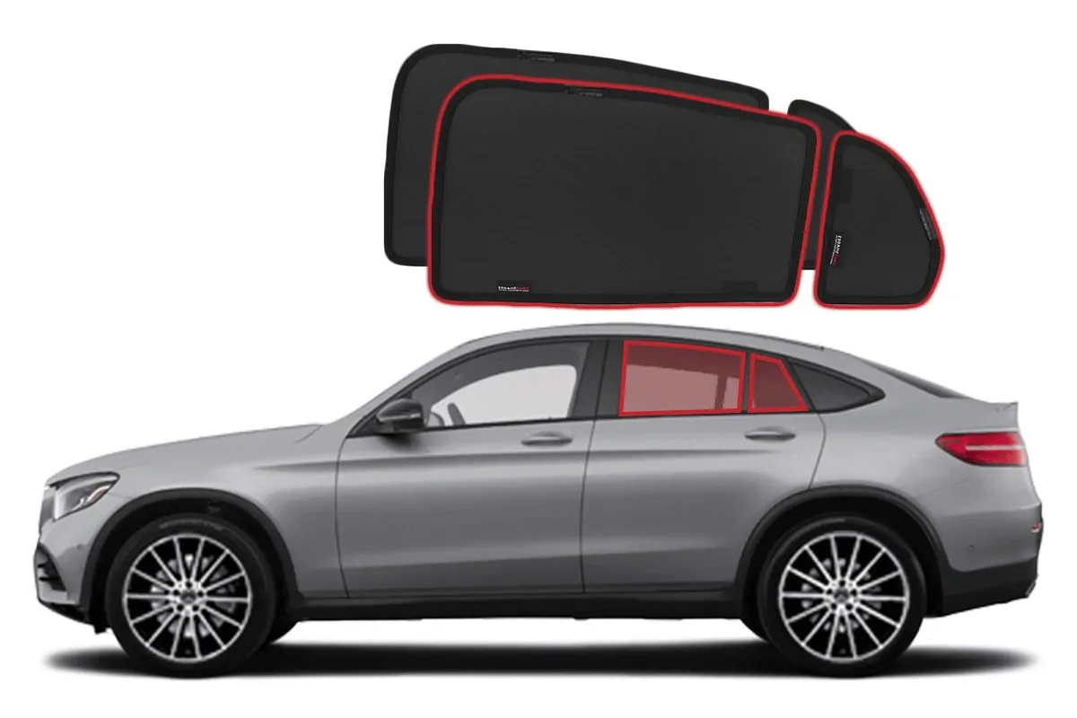 Mercedes-Benz GLC-Class Coupe Car Window Shades (2016-2022) | Outback ...