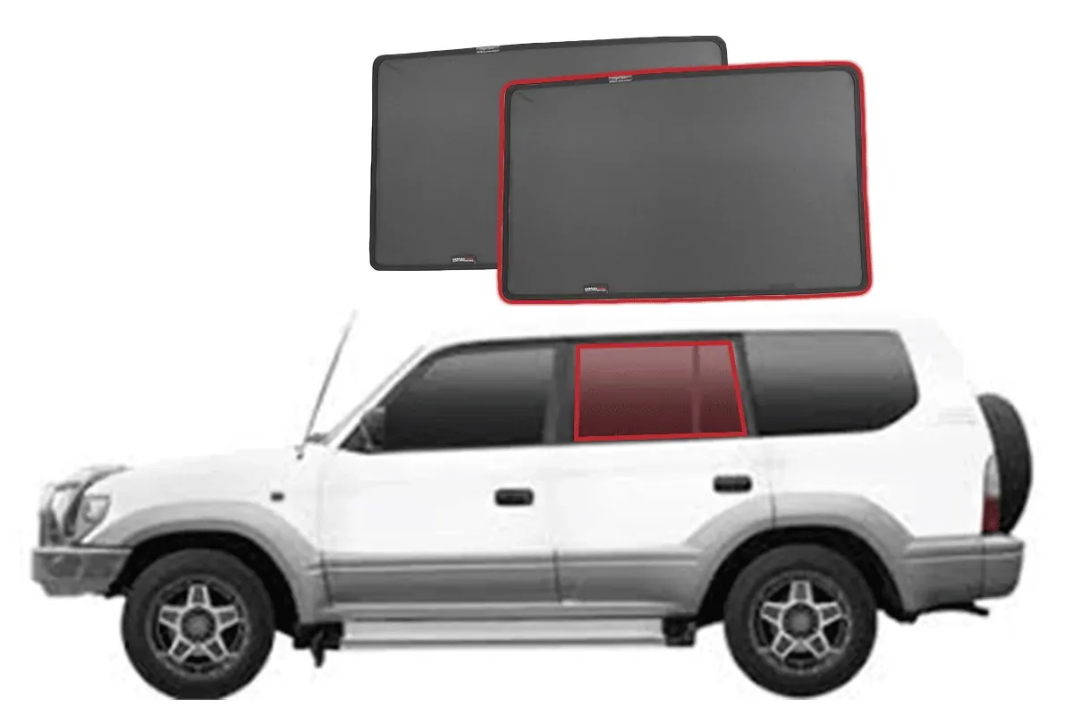 Toyota LandCruiser 100/105 Series, Lexus LX Car Rear Window Shades ...