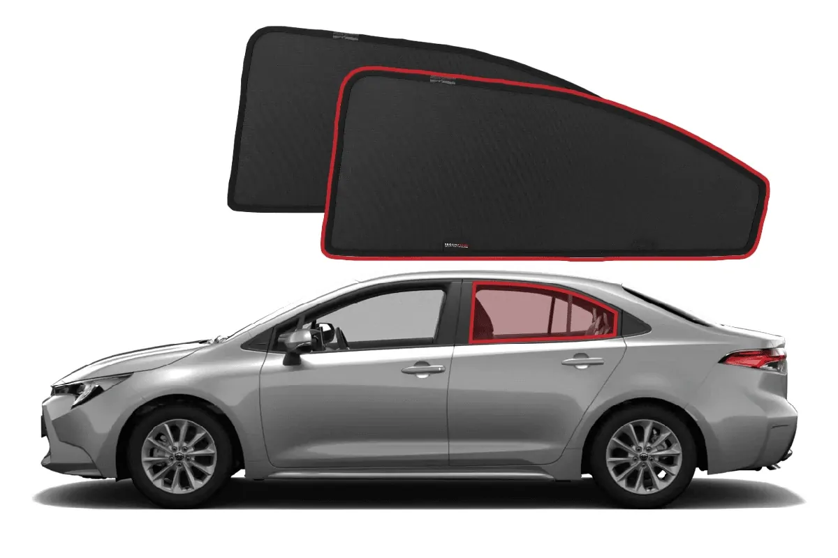 Toyota Corolla Sedan 12th Generation Car Window Shades (E210; 2019 ...