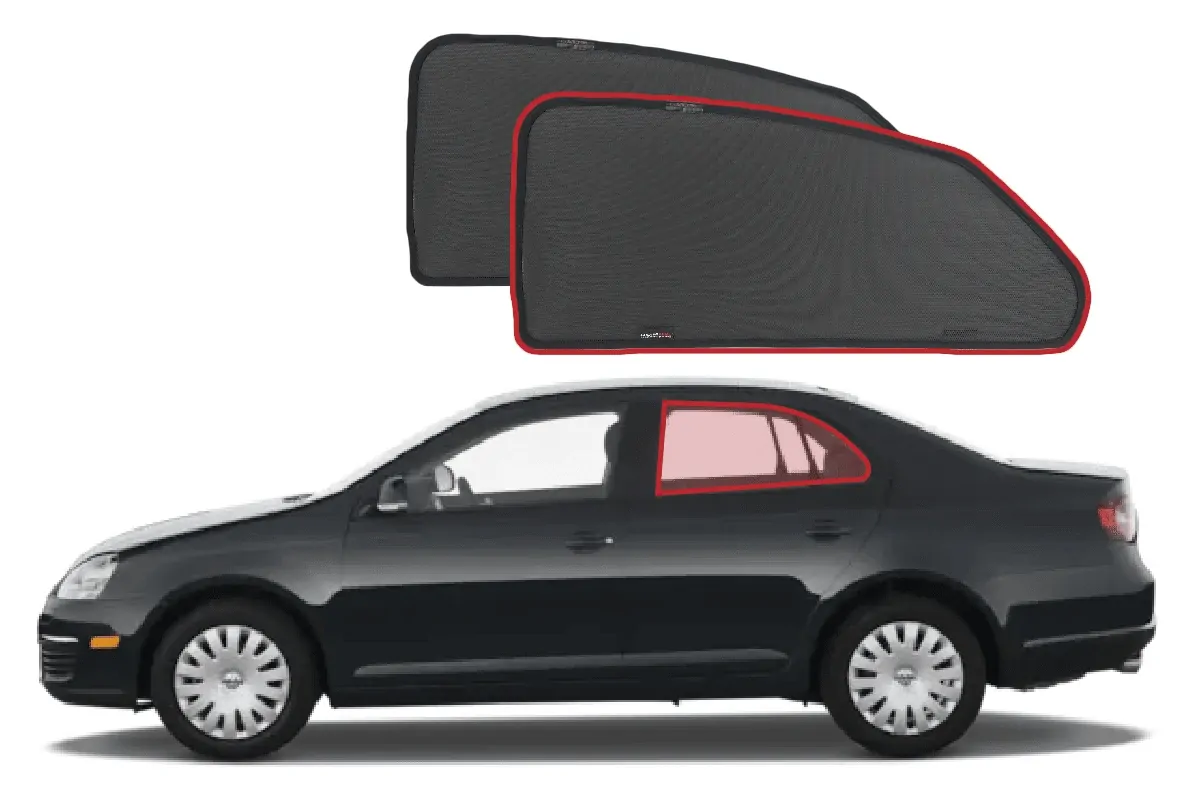 Volkswagen Jetta 5th Generation Car Window Shades (A5, Typ 1K5; 2006 ...