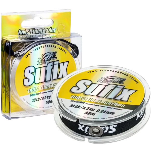 Sufix Fluorocarbon Invisiline Leader 40m 40lb - 0.52mm | Outback Equipment