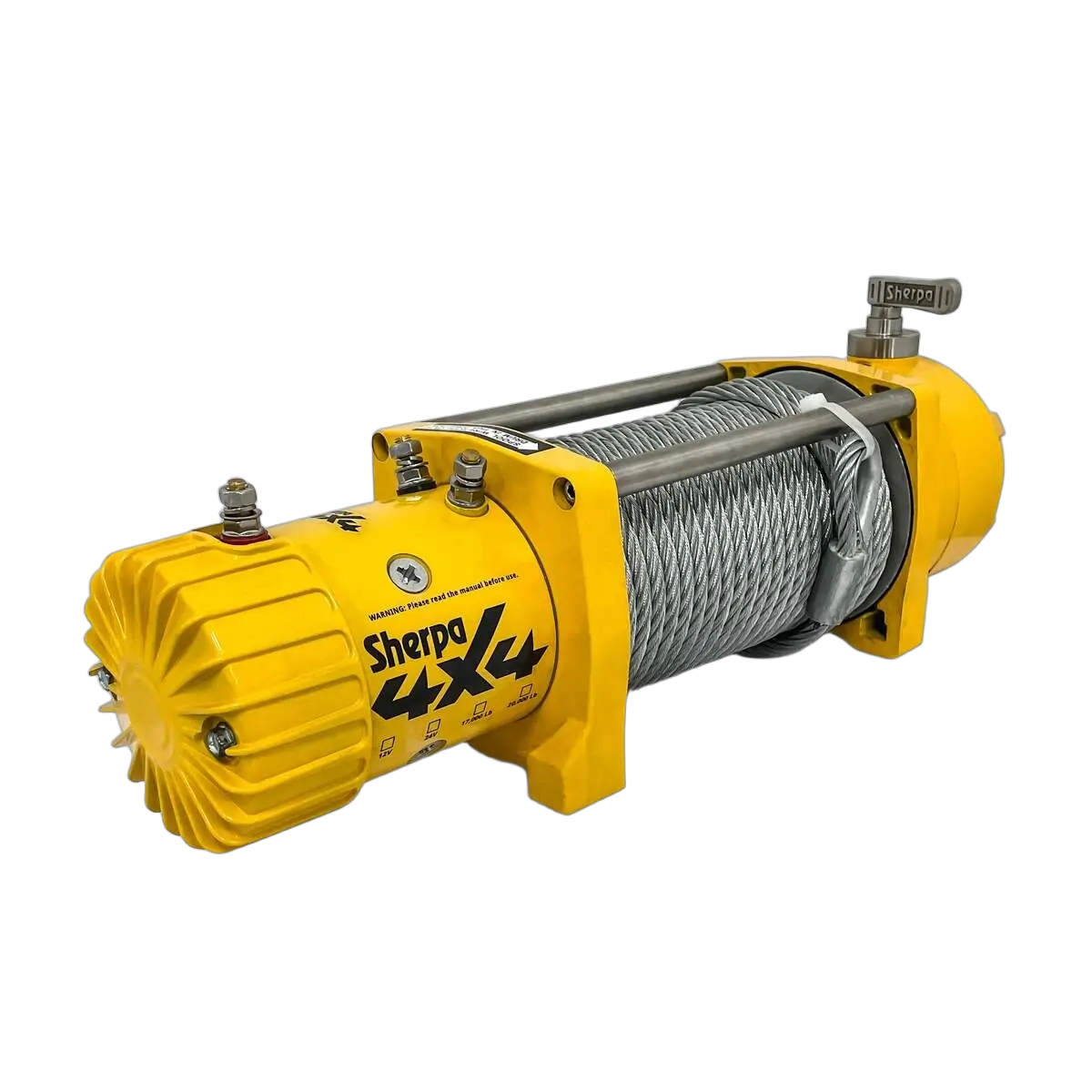 Sherpa Stallion Winch 24V Winch 17,000lb, 45m cable | Outback Equipment