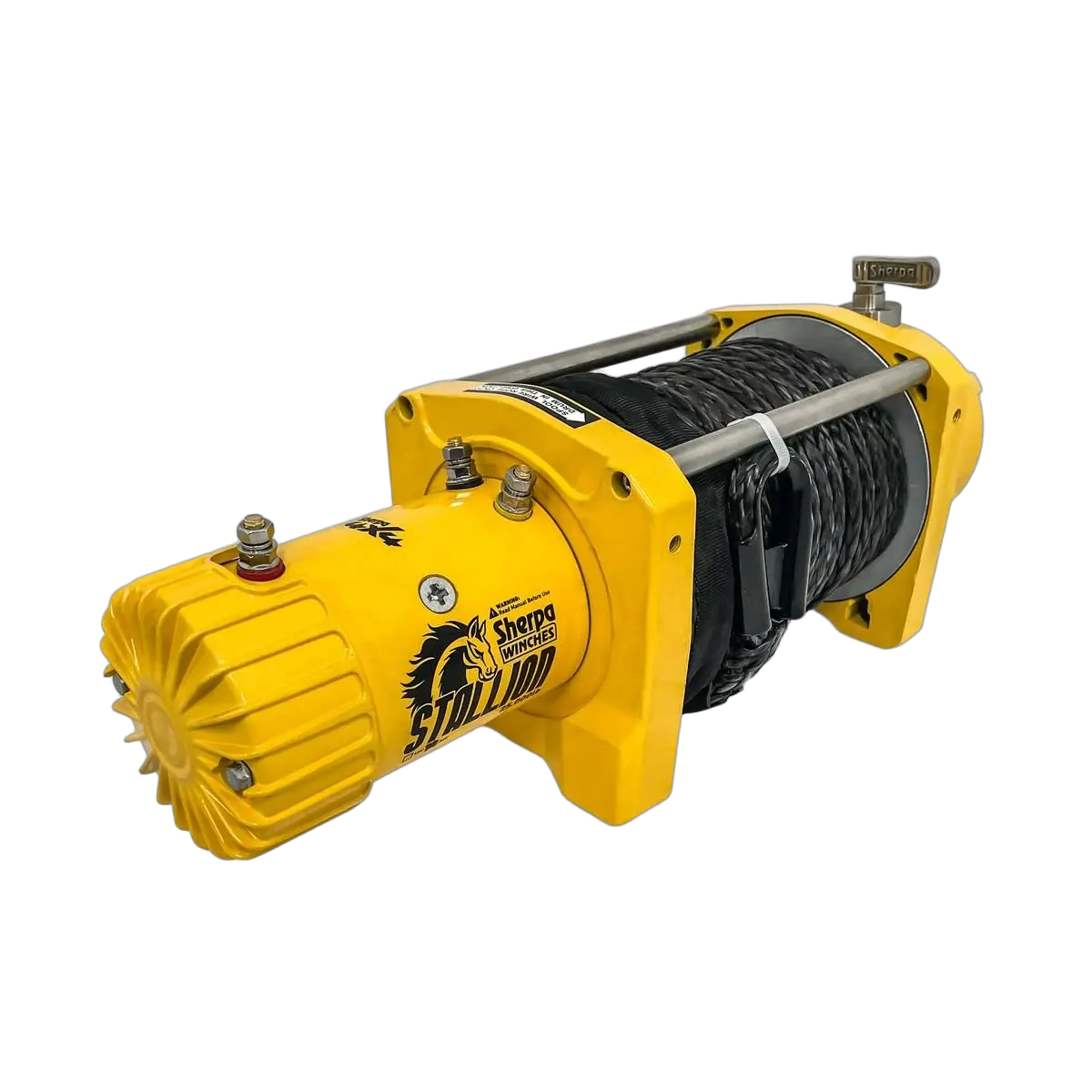 Sherpa Stallion Winch 24V 25,000Lb, 30m rope | Outback Equipment