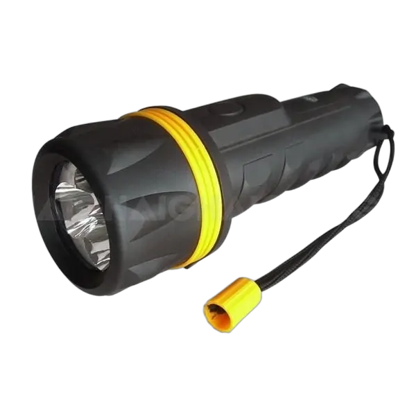 Torch Rubber 3 LED Water Resistant Anti Shock - Haigh
