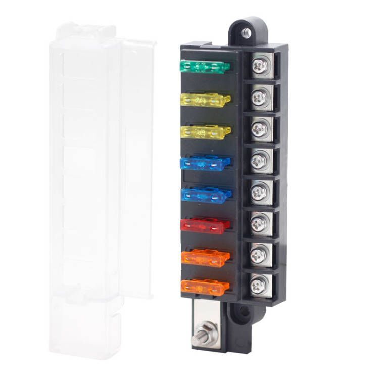 VES Fuse Panel 1 Input 8 Output - 8 Fuse - 100Amp Rated | Outback Equipment