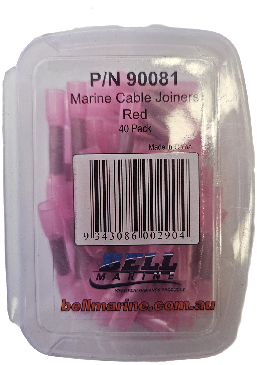 Viper Marine Glue Lined Cable Joiners - Red | Outback Equipment