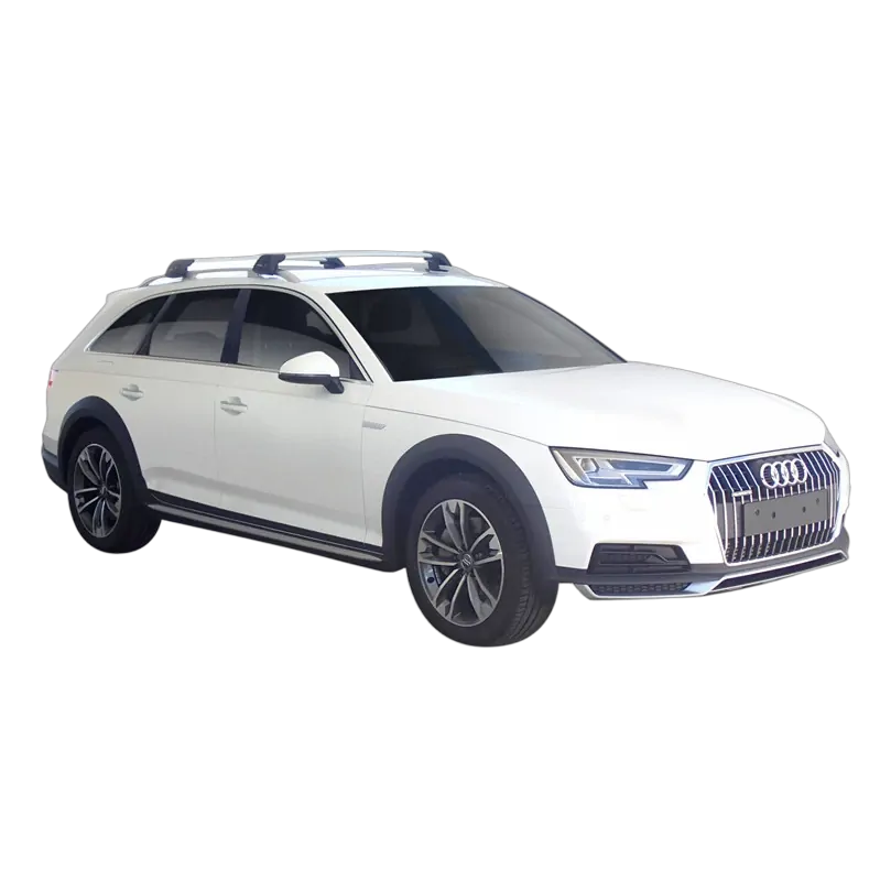 Yakima FlushBar 100 & 105cm Silver Pair (S26Y) Audi A4/S4/RS4 Allroad ...