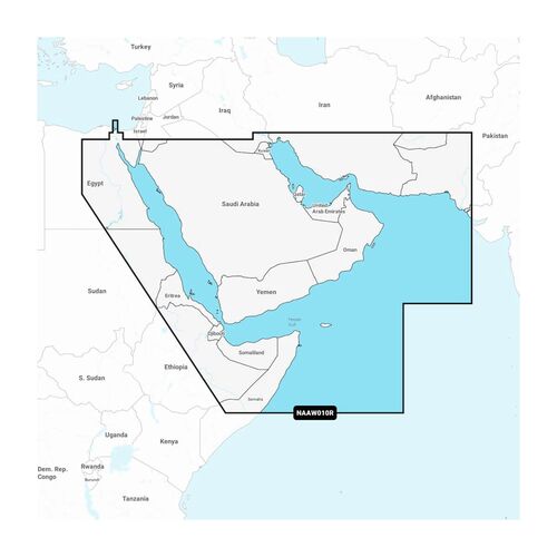 Navionics The Gulf & Red Sea - Marine Charts | Outback Equipment