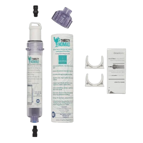 Thirsty Nomad Bore Water & 1 micron Sediment Pre-Filter | Outback Equipment